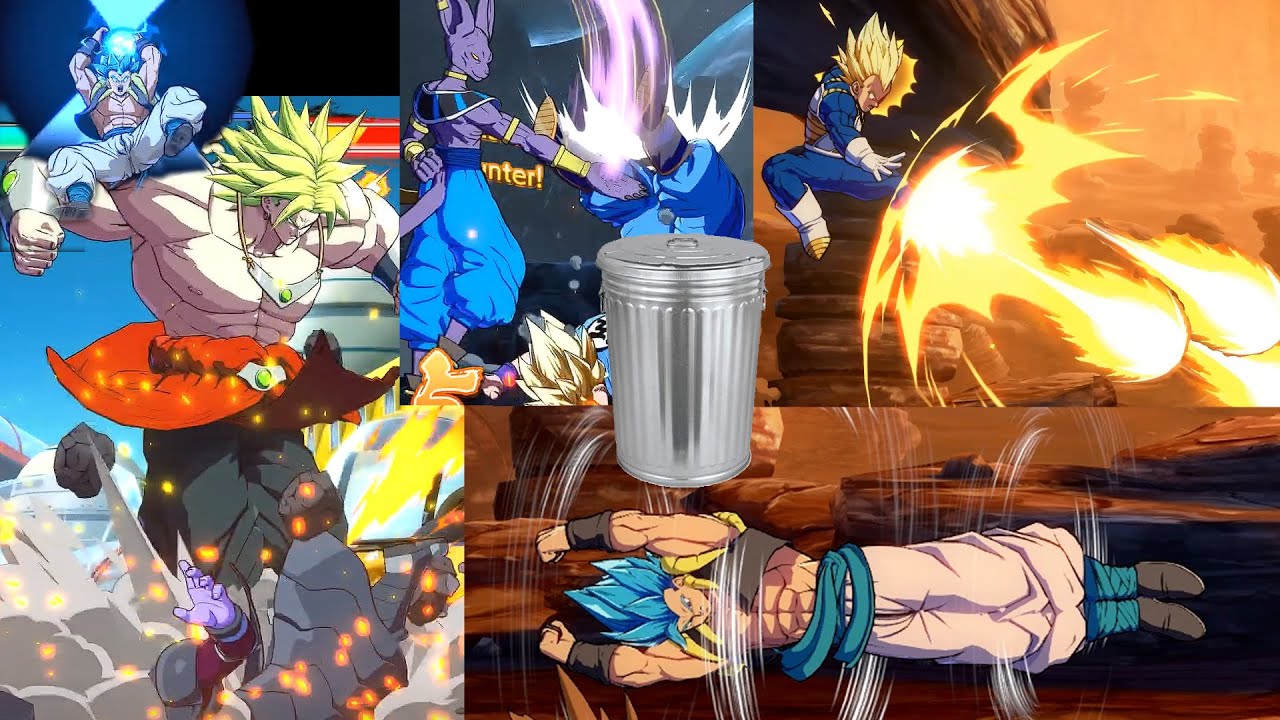 Funny Commentary Garbage Fights™ | Dragon Ball FighterZ - YouTube