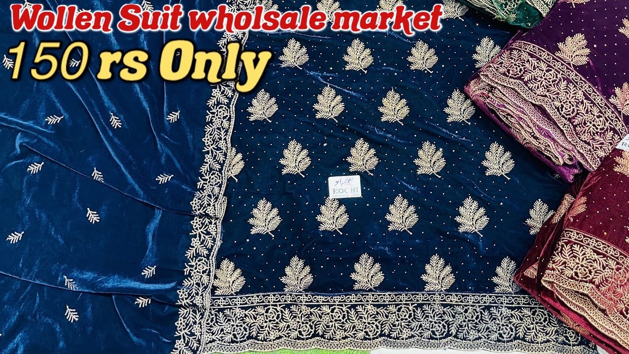 Amritsar wholesale kapda market 150 rs only / Pure Pashmina / Pure wool ...