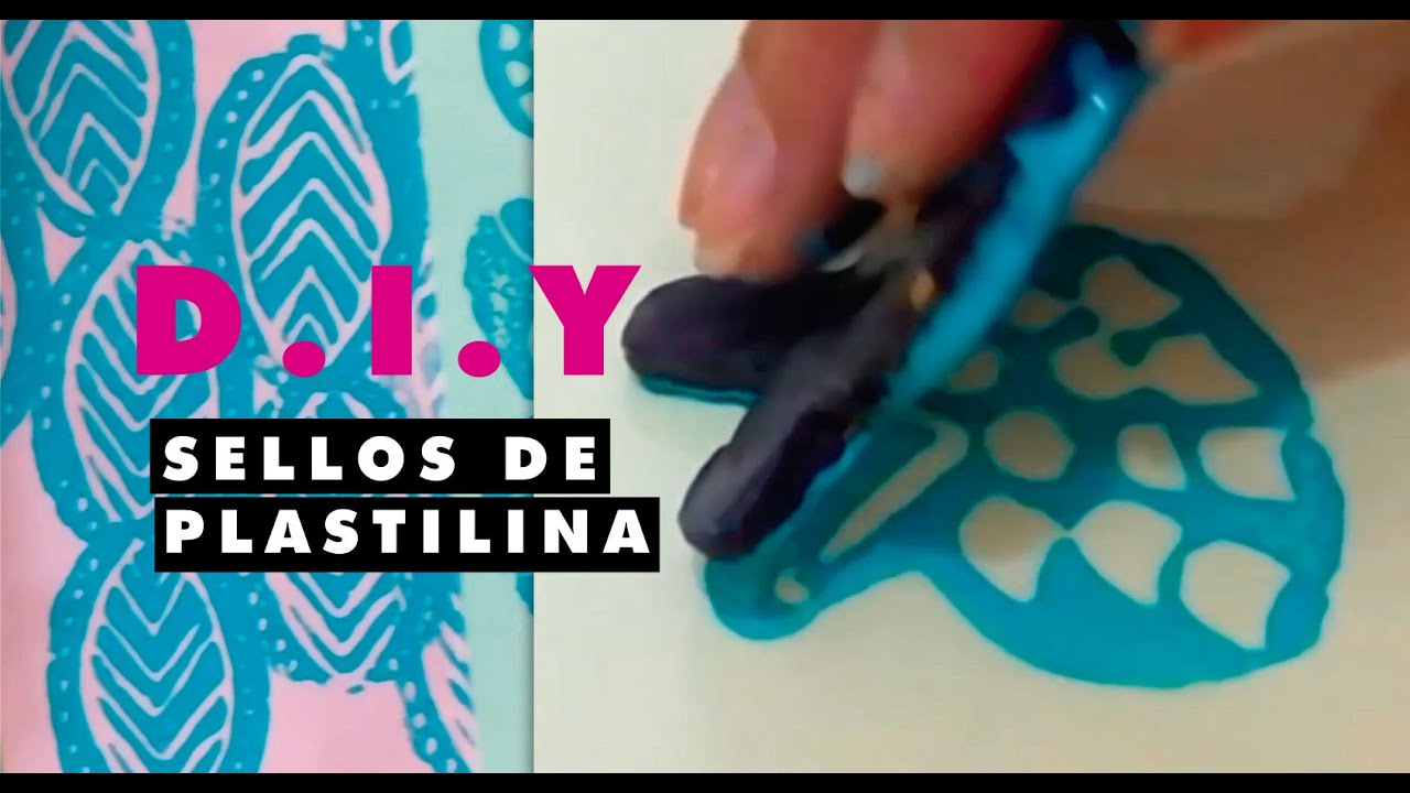 D.I.Y. Sellos caseros de PLASTILINA - Caseros - Fácil - Tutorial - YouTube