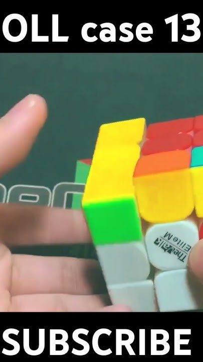 *OLL case no 13. •Algorithms is l' U' L U' L' U2 l• #rubiks #cubing #viral #trending #shorts ...