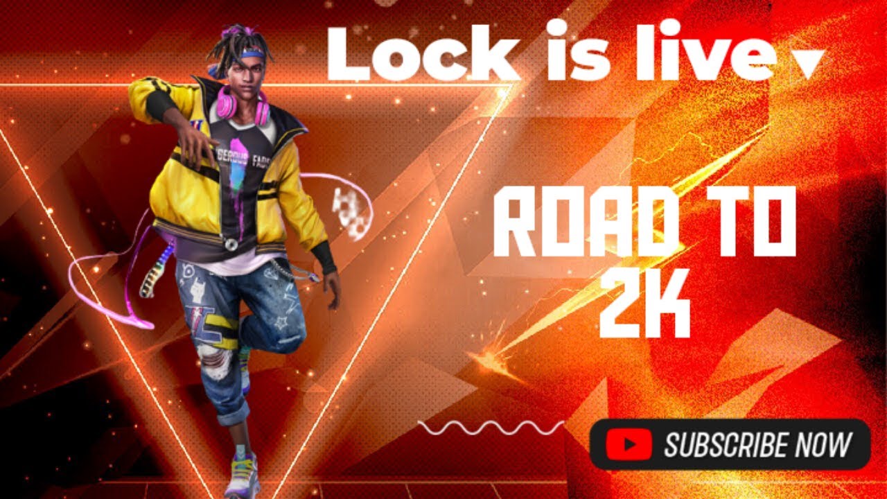 Garena Free Fire : Lock Is Live || Road To 2K || - YouTube