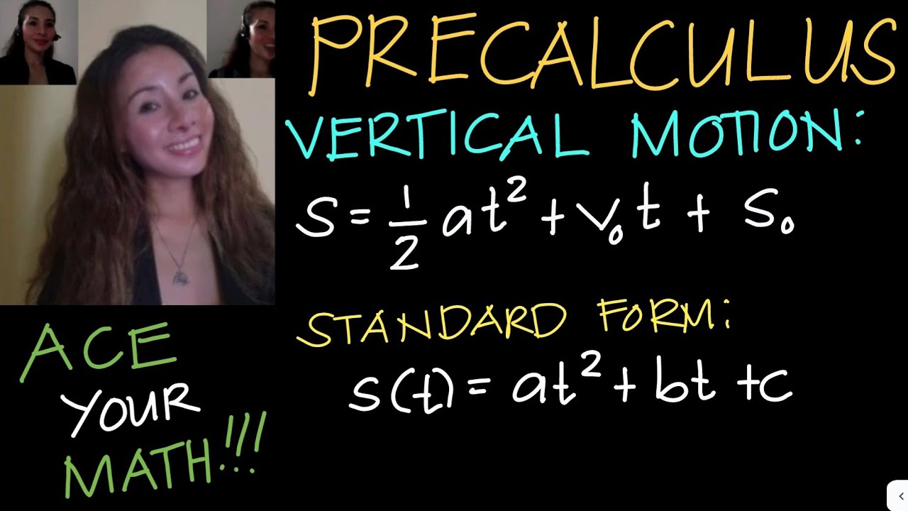 PRECALCULUS: FINDING THE POSITION EQUATION OF AN OBJECT || Jane ...