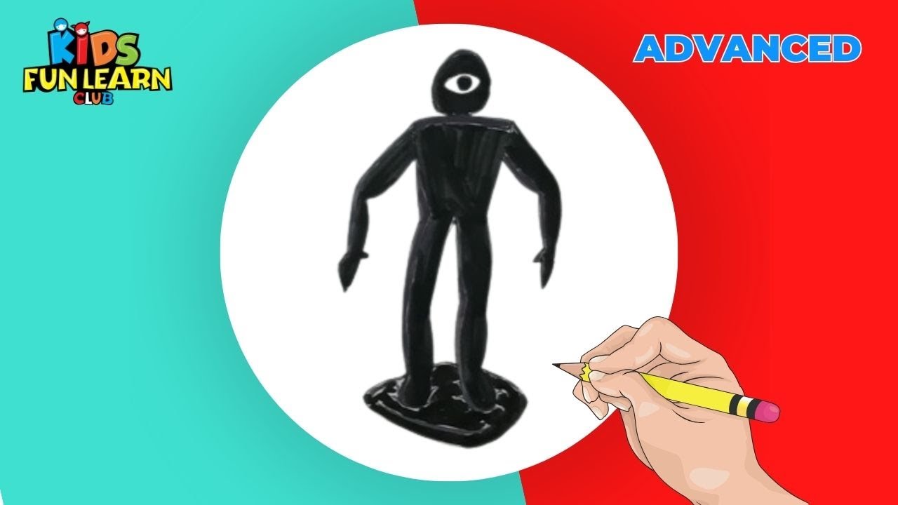 How to DRAW SEEK - DOORS ROBLOX | Step By Step GUIDE For KIDS - YouTube