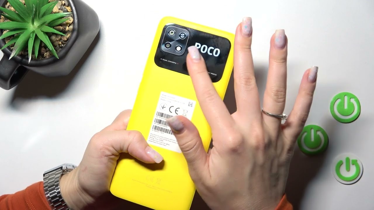 POCO C40 Fingerprint Scanner Test - YouTube