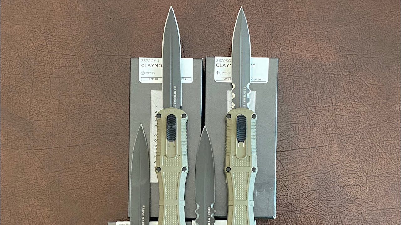 Benchmade 3370 Claymore OTF Automatic Knife 2024 Review - YouTube