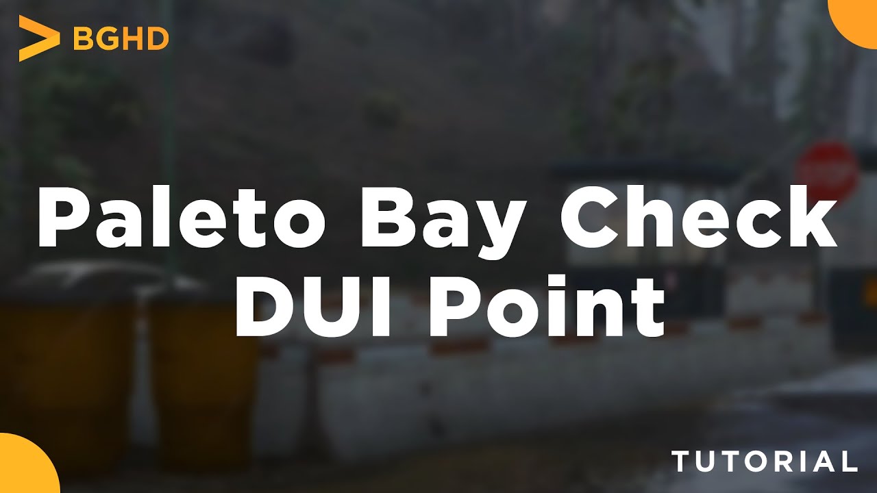 Paleto Bay DUI | FiveM YMap/MLO - YouTube