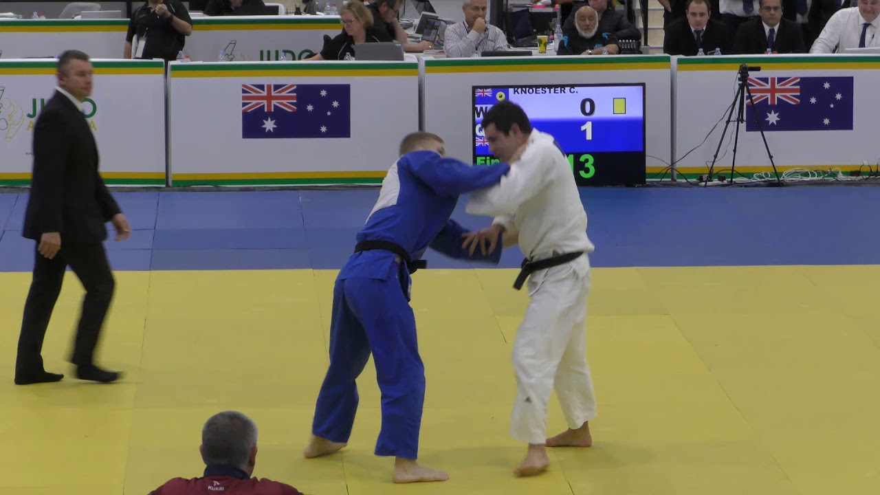 2019 AUS Judo Nationals, u73kg, Sam King + Calvin Knoester, Finals ...