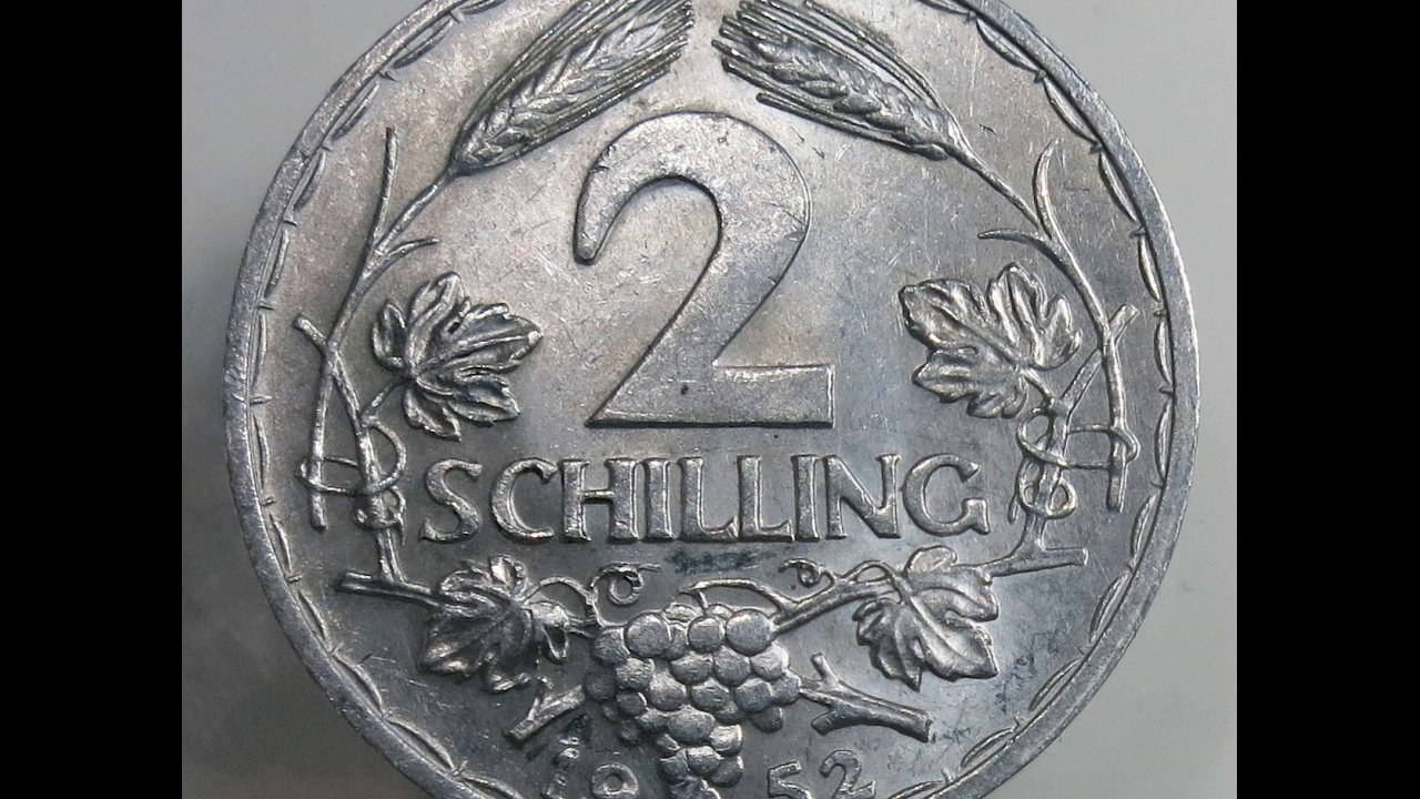 Austria 2 Schilling 1952 Aluminium Coin - YouTube