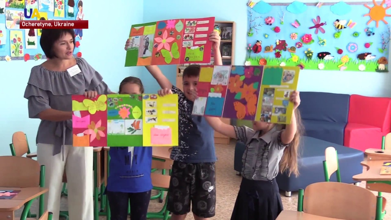 New Ukrainian School Year Begins with New Educational System - YouTube