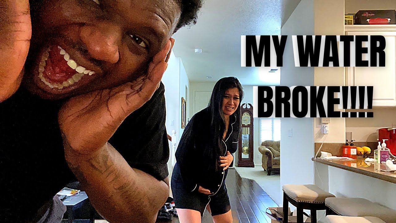 MY WATER BROKE PRANK ON BOYFRIEND!! - YouTube