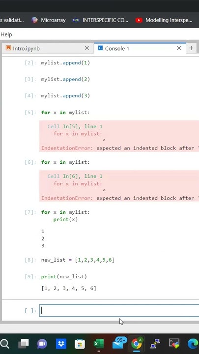 Belajar Tipe Data List di Python basic untuk pemula #shorts - YouTube