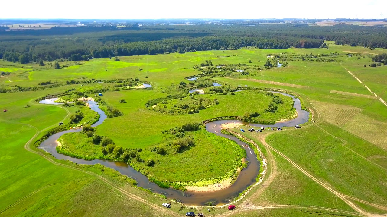 Rzeka Liwiec. 85 km od Warszawy. - YouTube