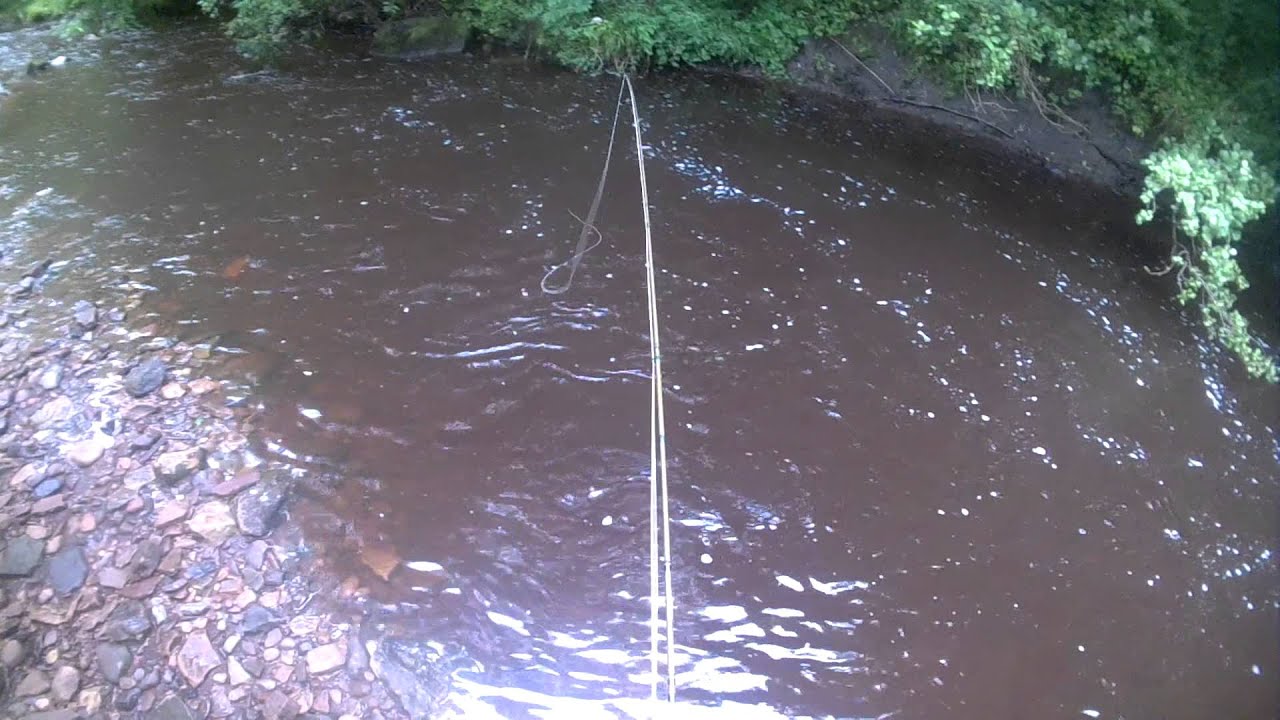 River Calder Indicator fly fishing - YouTube