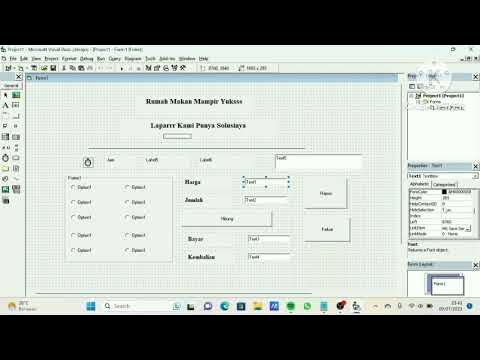 Cara Membuat Menu Restoran [Visual Basic] - YouTube