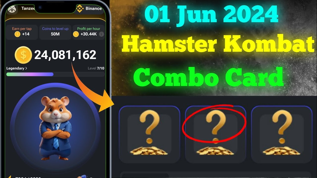 Hamster Kombat Combo Card 01 Jun 2024 Hamster Kombat Today Combo Cards ...