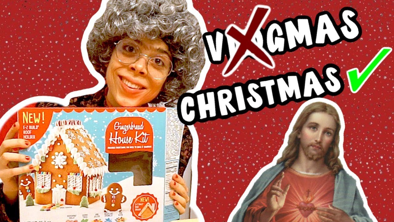 BARB MAKES A GINGERBREAD HOUSE! // VLOGMAS DAY 2! - YouTube