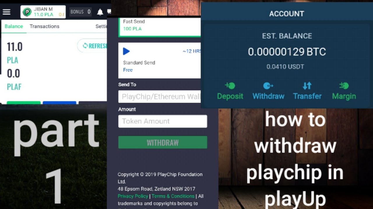how to withdraw playchip in playUp part-1 - YouTube