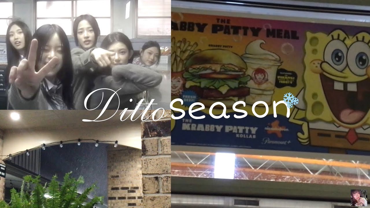 Ditto vlog˚୨୧⋆｡ (before ditto season vlog, krabby patty meal, and more ...