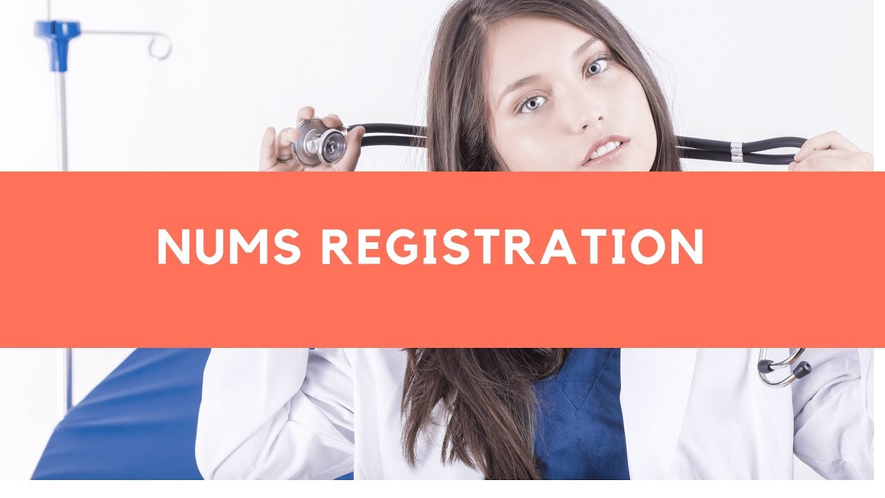 NUMS Registration - YouTube