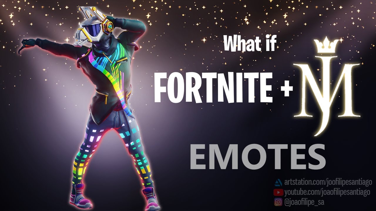 What If Fortnite + MJ - Emotes #WhatIfFortniteAndMJ - YouTube