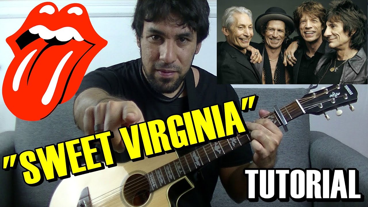 Como tocar "Sweet Virginia" de los Rolling Stones en Guitarra (versión ...