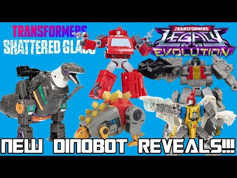 New Dinobot Reveals!!! - Transformers Legacy Evolution, Shattered Glass ...