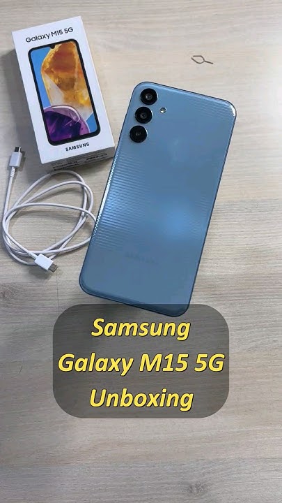 Samsung Galaxy M15 5g Celestial Blue Unboxing Amazon First Sale