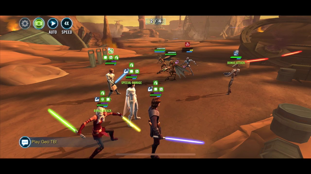 SWGOH - Padme Combat Mission Phase 1 20200217 - YouTube