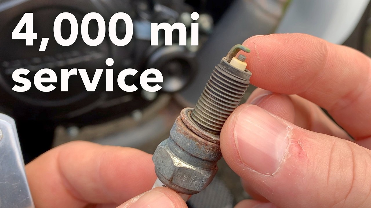 Spark Plug & Crankcase Breather, Honda CB125F - YouTube