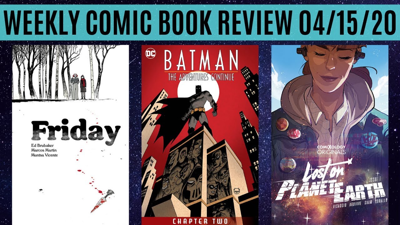 Weekly Comic Book Review 04/15/20 - YouTube