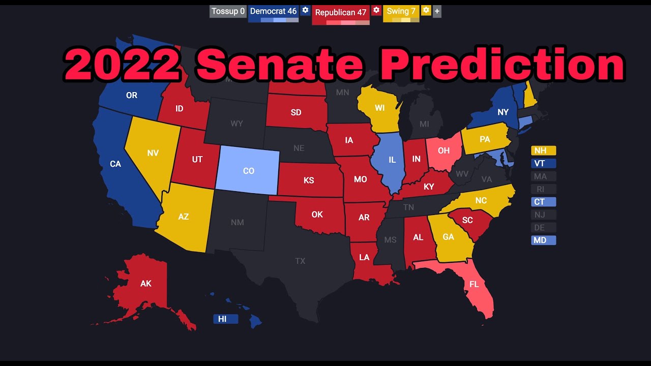 2022 Senate Election Prediction (November 2021) - YouTube
