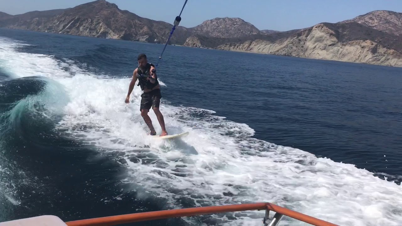 Channel Islands Trip (part 1) Wake Surfing - YouTube