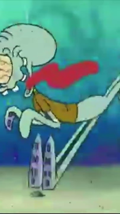 Squidward running #SpongeBob - YouTube