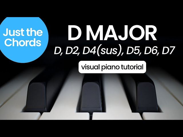 D Chord Piano How To Transpose Guitar To Piano For Beginners