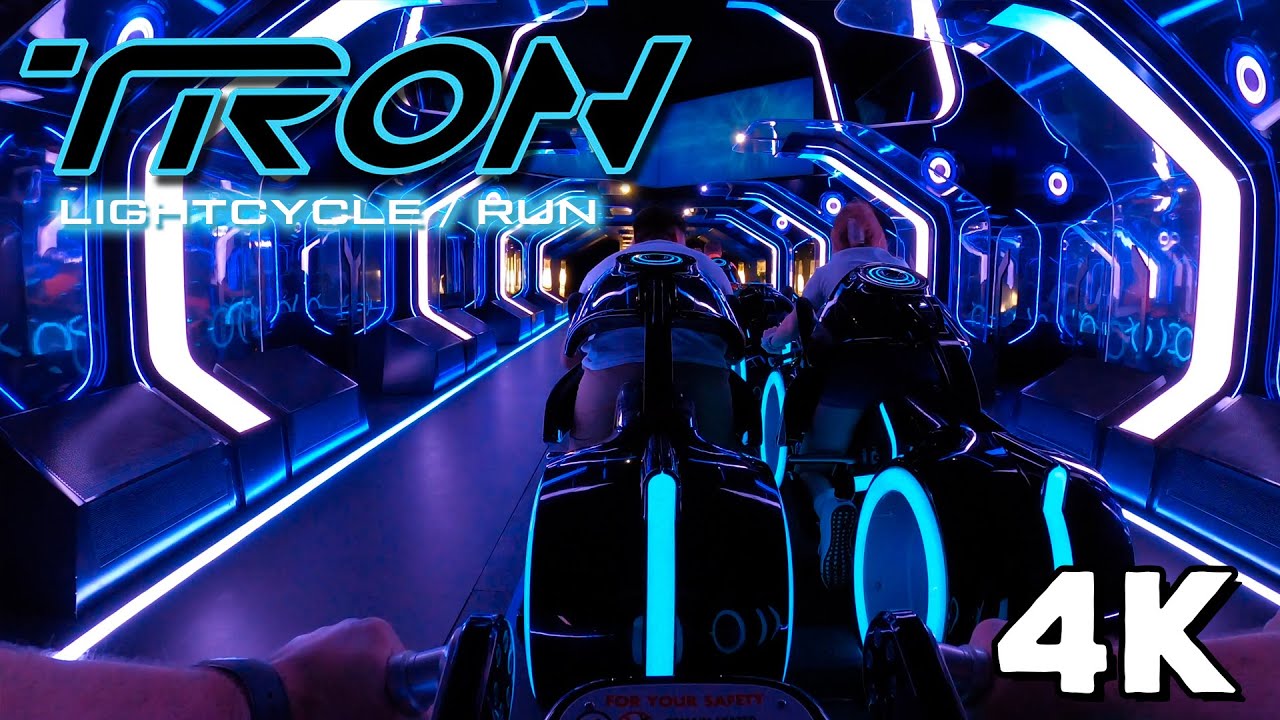 POV: TRON Lightcycle Run (Front & Back Rows) at the Magic Kingdom 4K ...