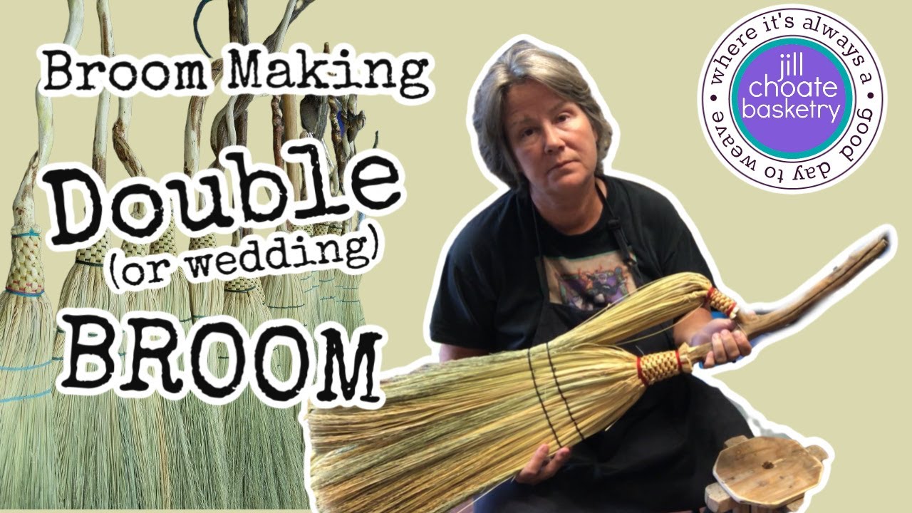 BROOM MAKING: Double broom #weddingbroom #DIYBROOM #broommaking #brooms ...