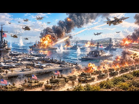 Today! A joint NATO and US force attempts to breach the border. But look what happens! – ARMA 3