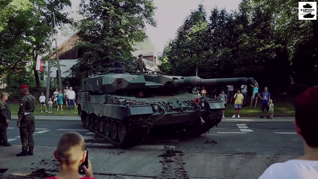 Leopard 2PL, Rosomak i Rak w Oświęcimiu! - YouTube
