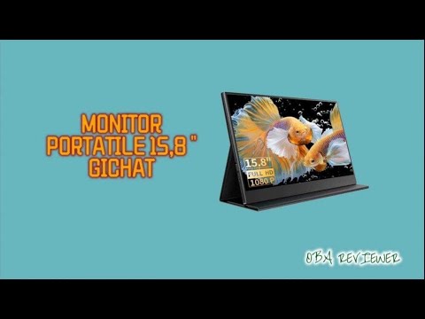 Monitor Portatile 15,8 " Gichat - YouTube