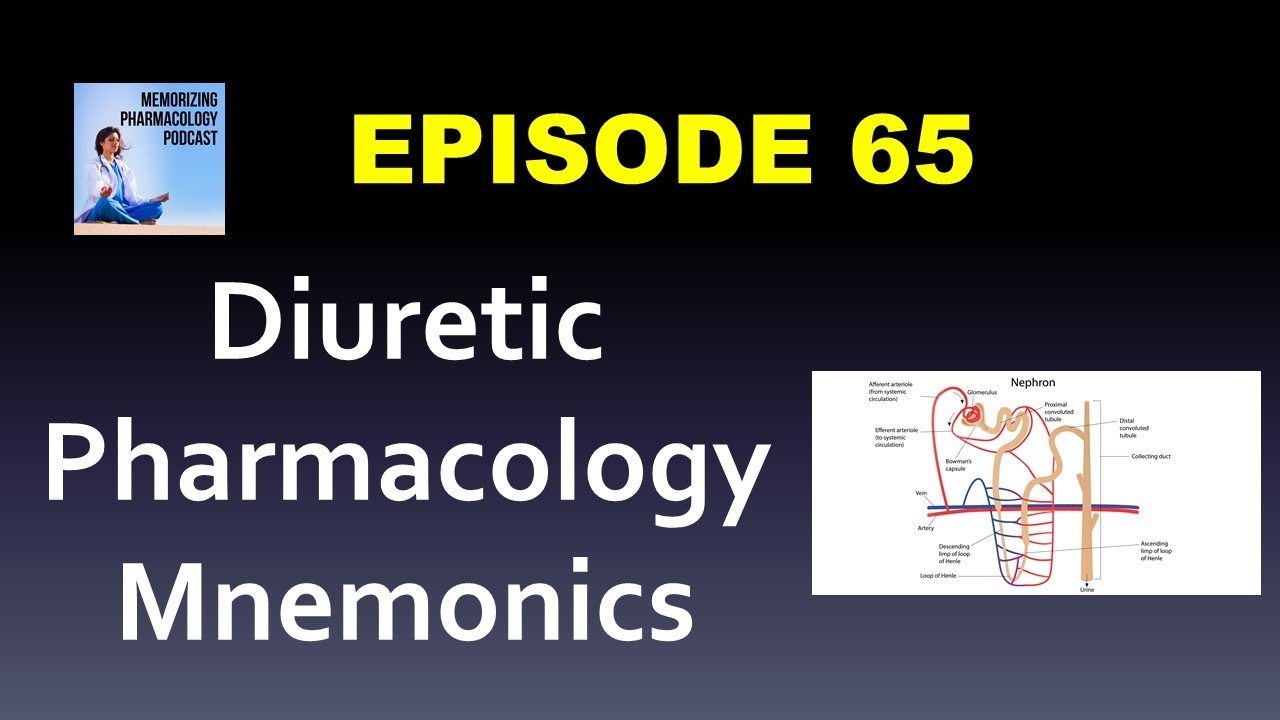 Ep 66 Diuretics Pharmacology Mnemonics - YouTube