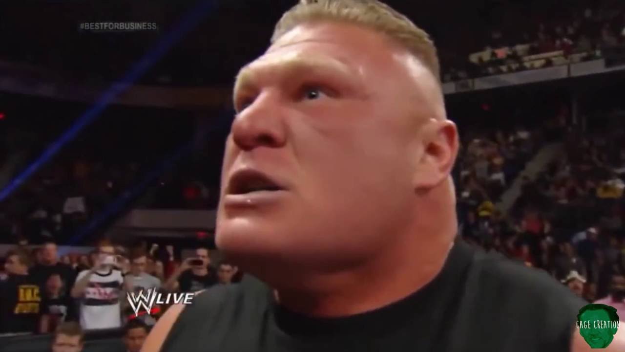 Brock Lesnar Screaming Like a Girl (against Mark Henry) - YouTube