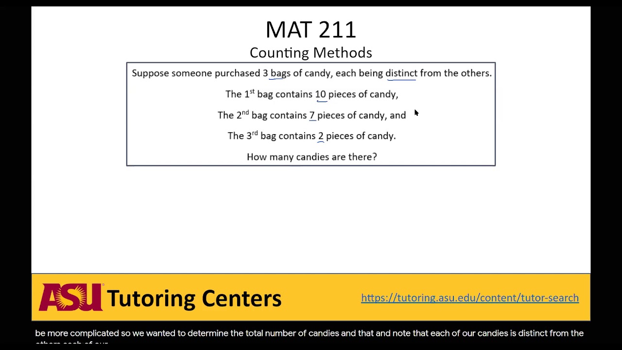 Counting Methods #1 - YouTube