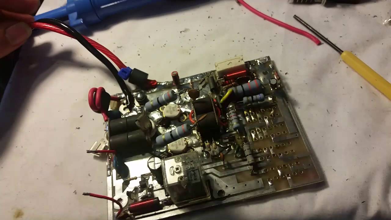 Texas Star DX250 Switch Array Replacement & Repair 2xMRF492's - YouTube