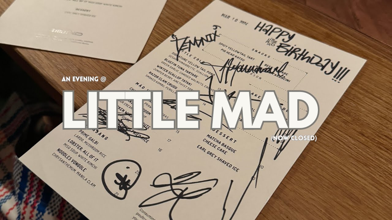 Little Mad — NYC Restaurants (Now Closed) - YouTube