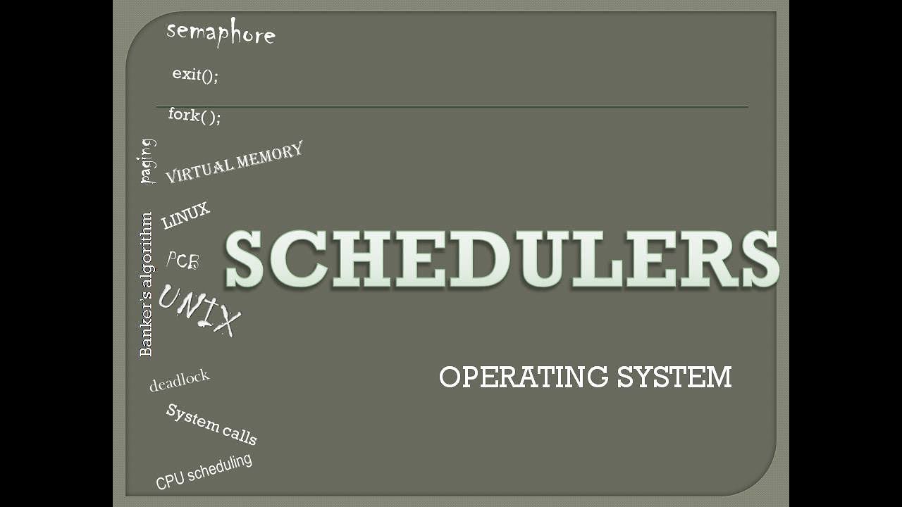 OPERATING SYSTEM: LONG TERM SCHEDULER AND SHORT TERM SCHEDULER - YouTube