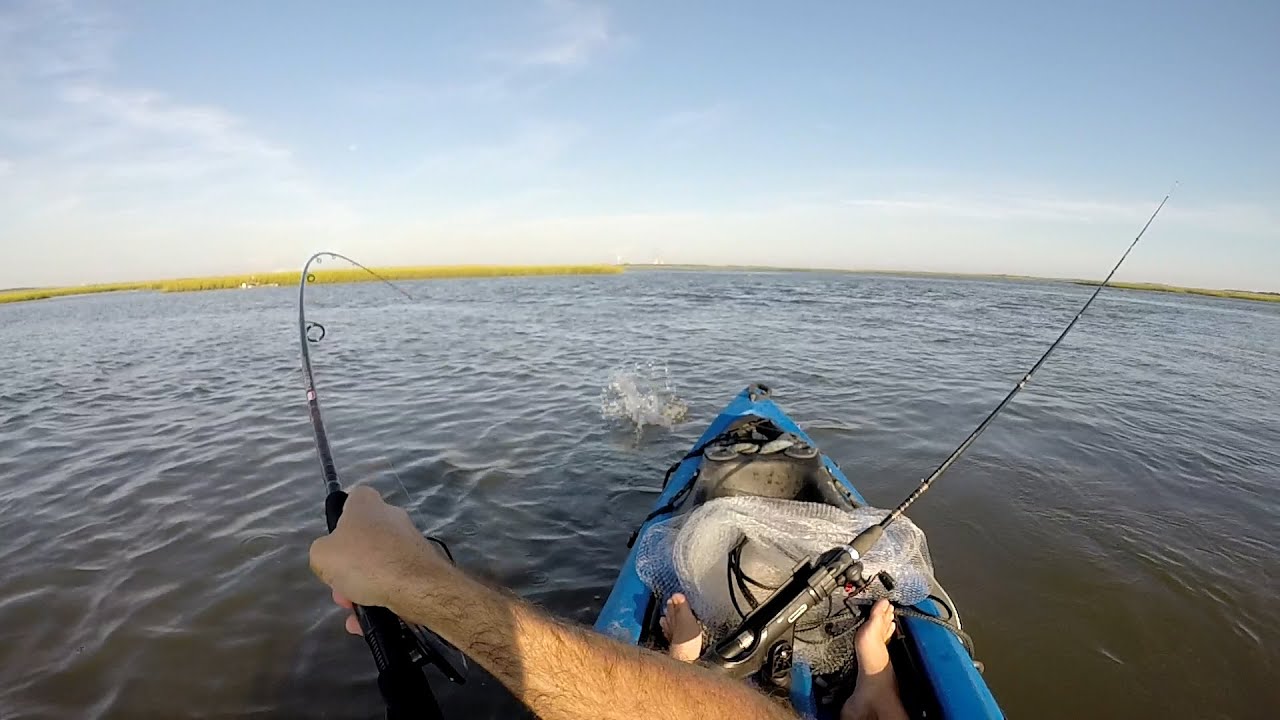 Kayak Fishing JAX, FL. Rippin lips like a boss w Brandon Hite. - YouTube