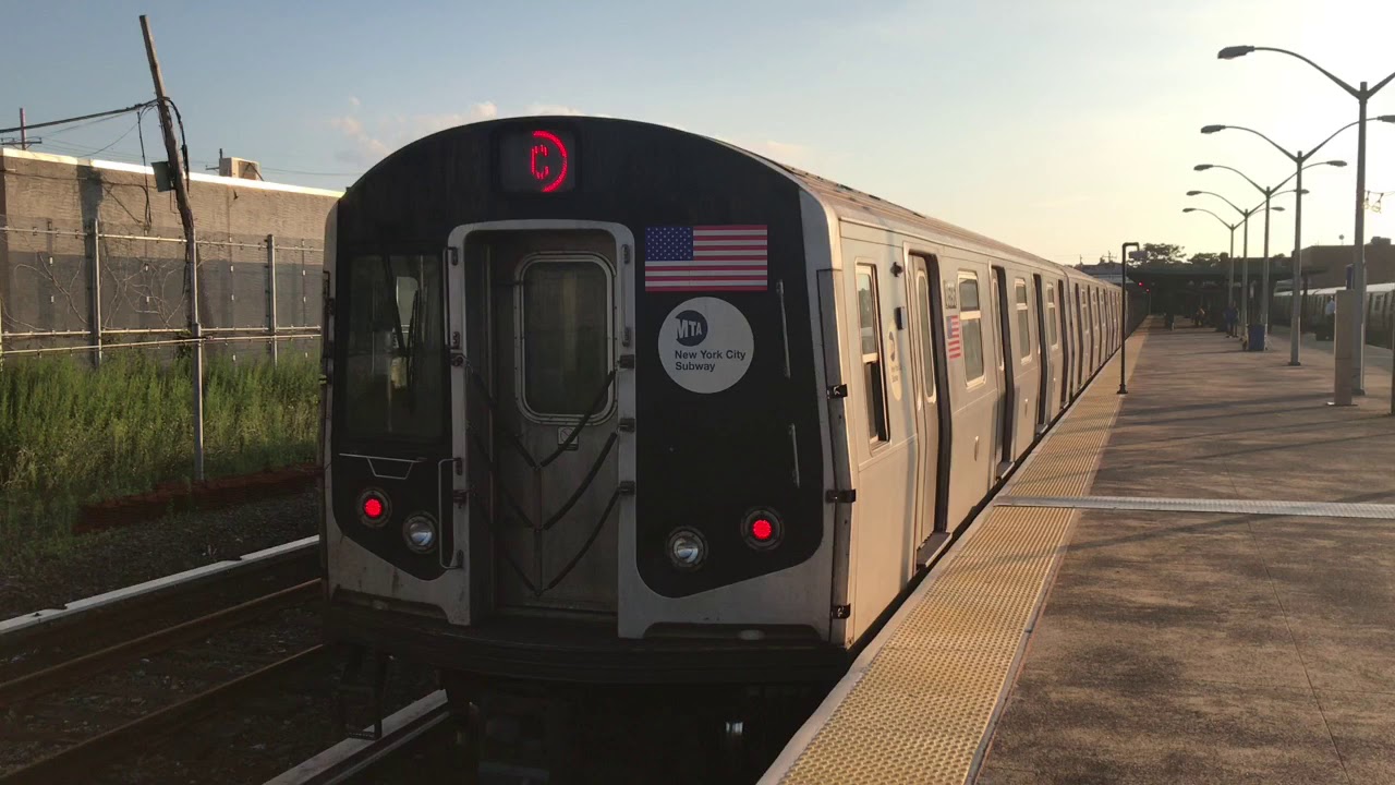 NYC Subway Special: R160 (C) train begins/ends at Rockaway Park-Beach ...