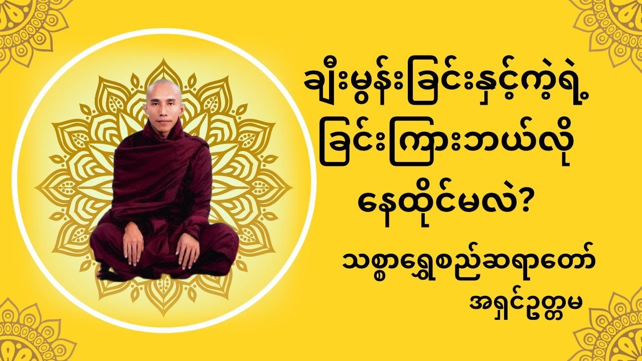 ချီးမွန်းခြင်းနှင့်ကဲ့ရဲ့ခြင်းကြားဘယ်လိုနေထိုင်မလဲ? thitsar shwe si sayadaw သစ္စာရွှေစည်ဆရာတော ...