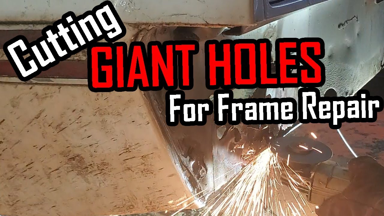 Frame Repair - Cutting Out Rear Frame Rust On 1978 Pontiac Firebird ...