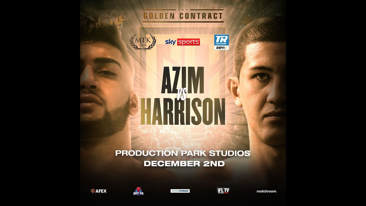 Adam Azim Vs Ed Harrison Full Fight! (Azim Pro Debut) - YouTube